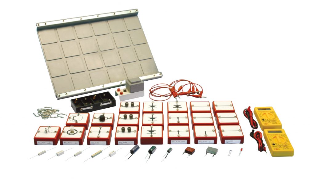 5334 Equipo modular para el estudio de la electrónica básica – OPTIKASCIENCE