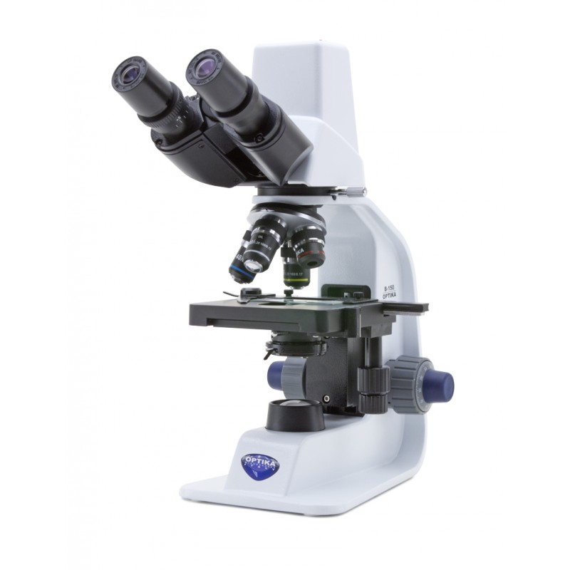 B-150DB Microscopio digitale binoculare 1000x, 3.2Mp, tavolino doppio strato – OPTIKASCIENCE